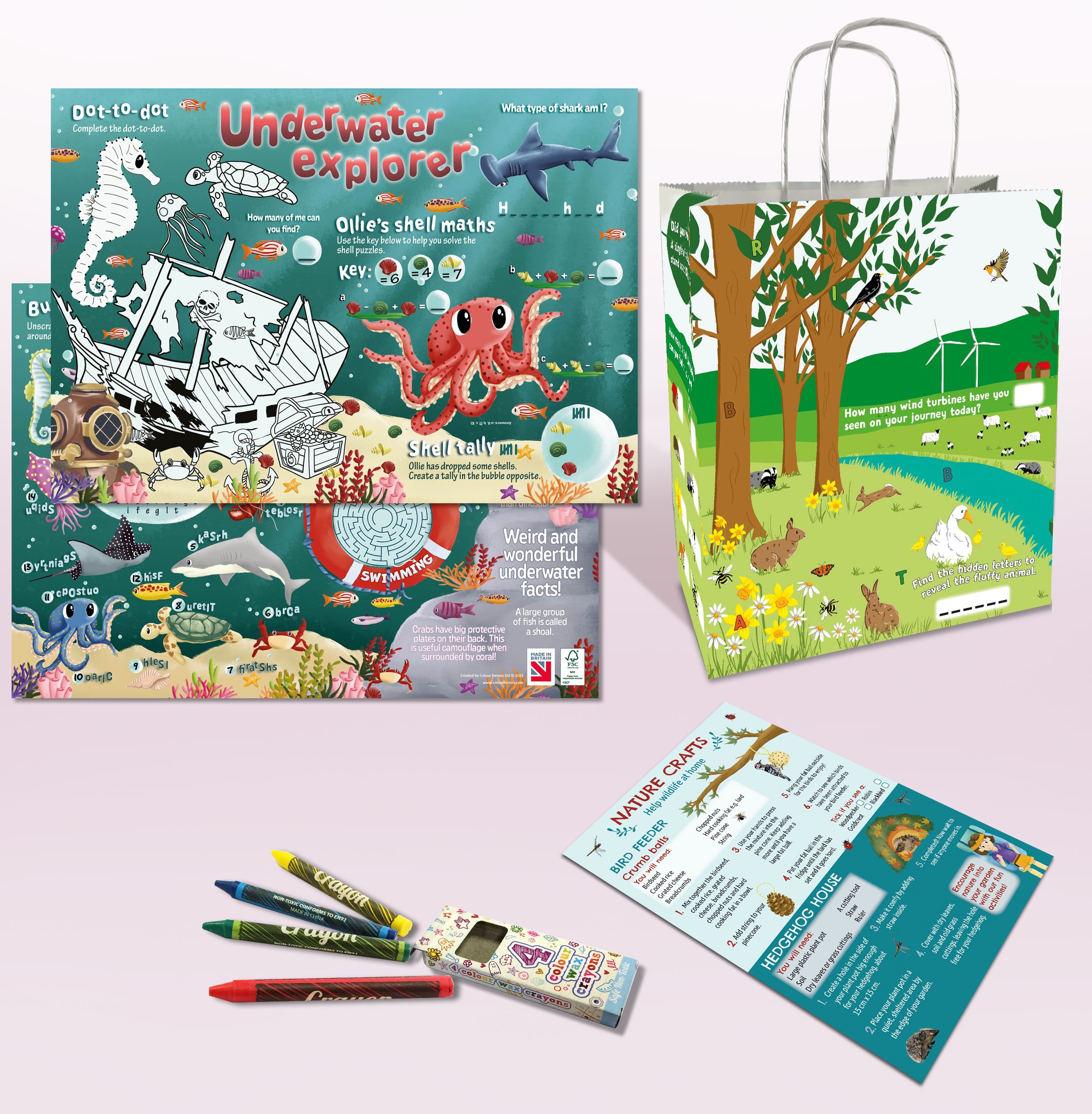 Nature discovery activity pack — Colour Heroes