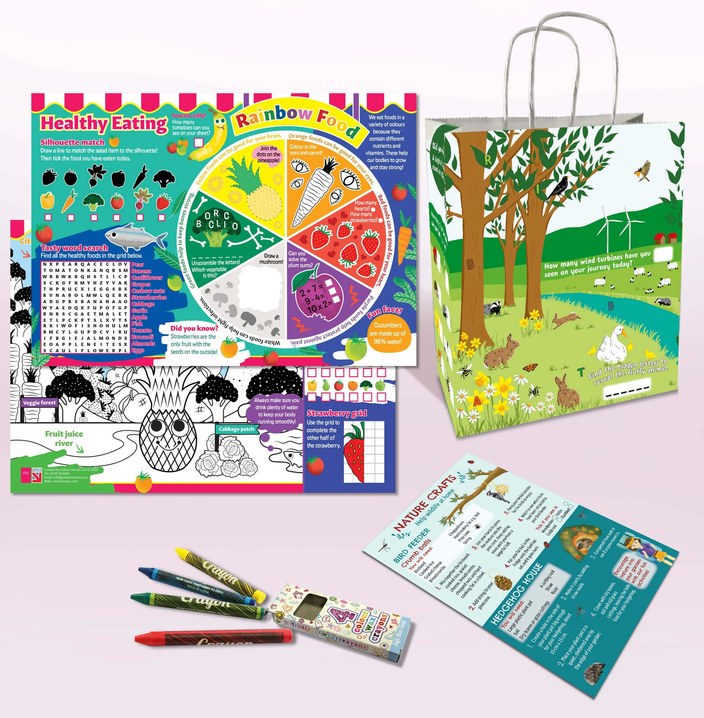 Nature discovery activity pack — Colour Heroes