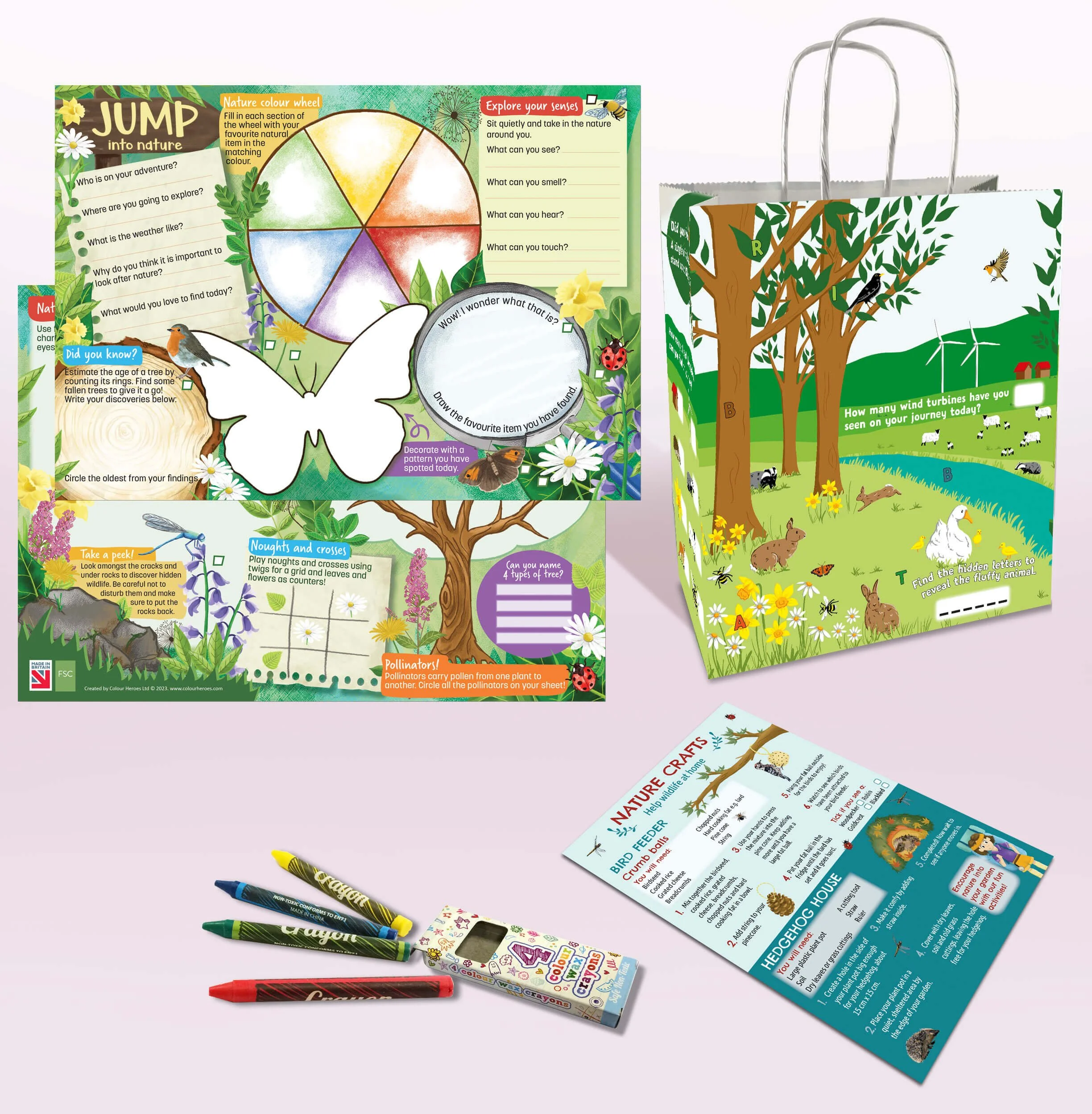 Nature discovery activity pack — Colour Heroes