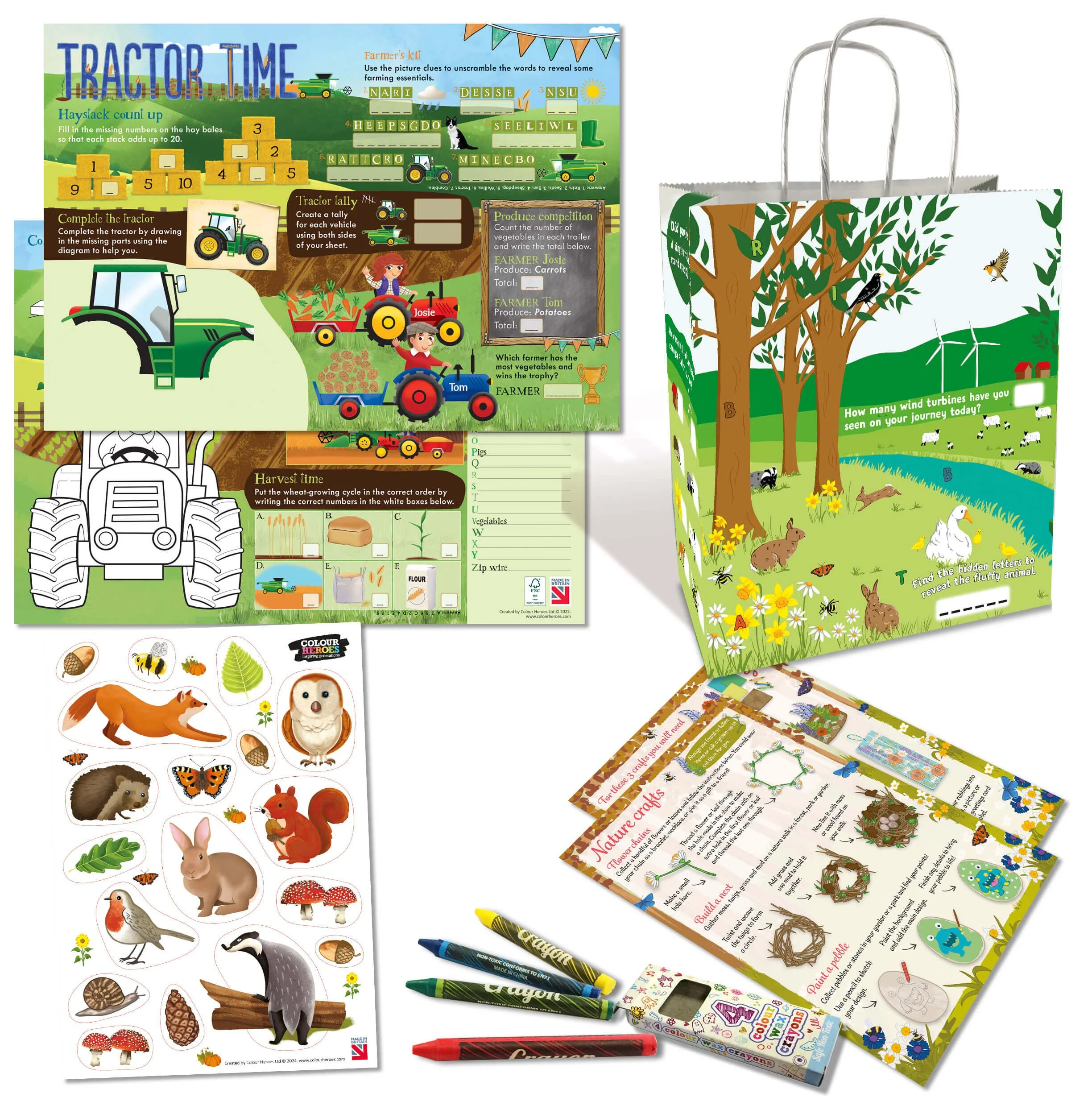 Nature discovery activity pack — Colour Heroes