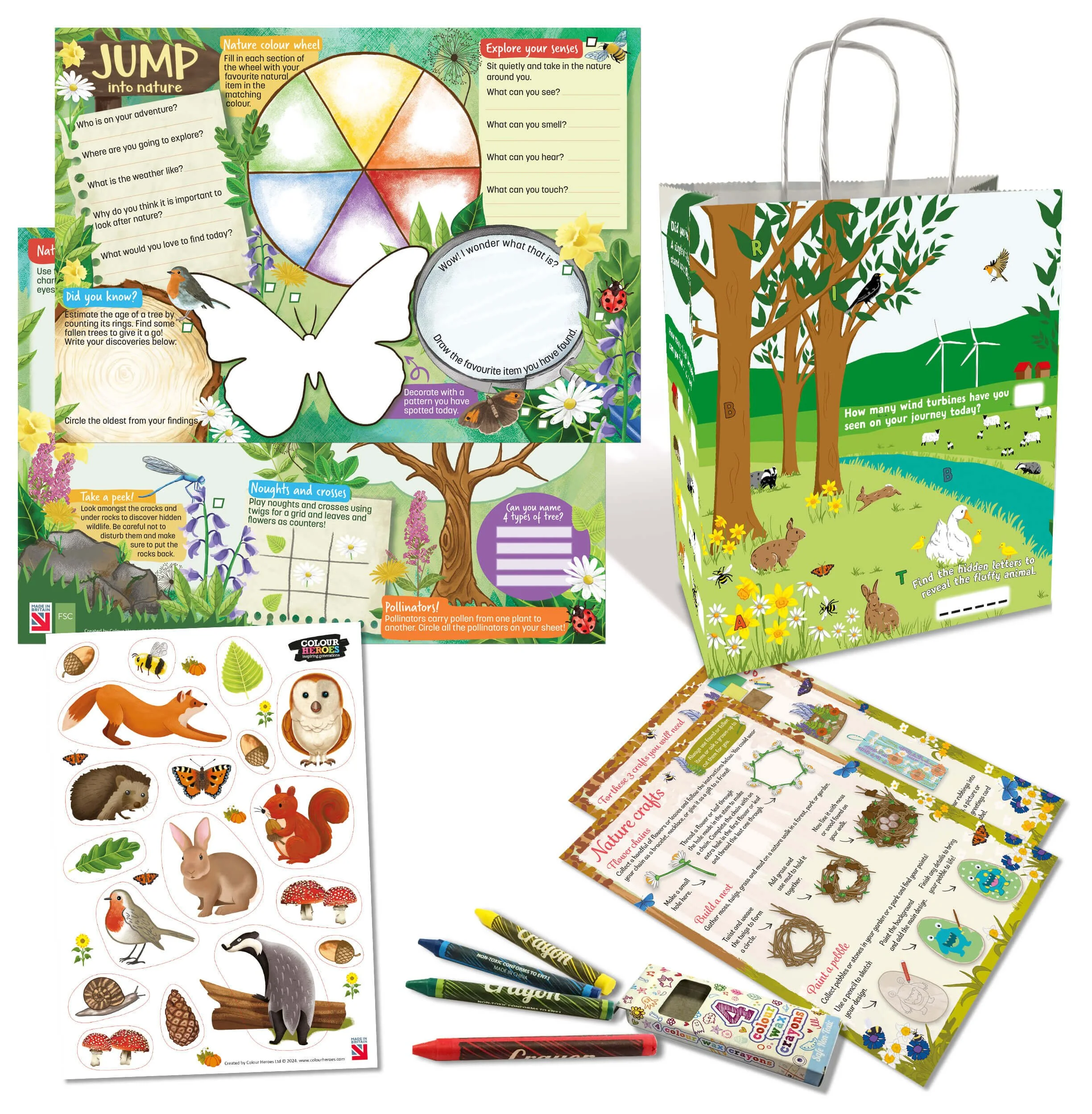 Nature discovery activity pack — Colour Heroes