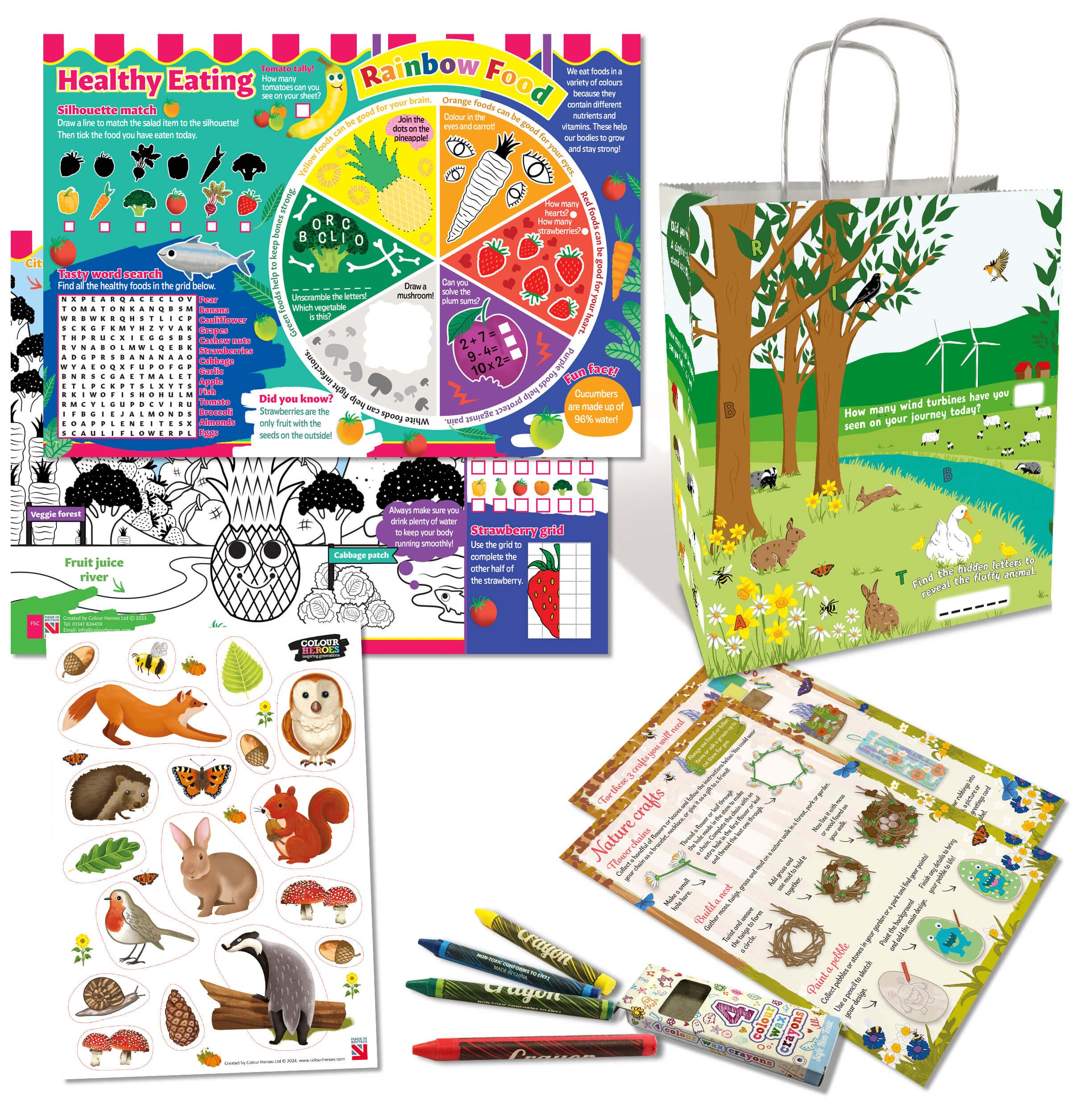 Nature discovery activity pack — Colour Heroes