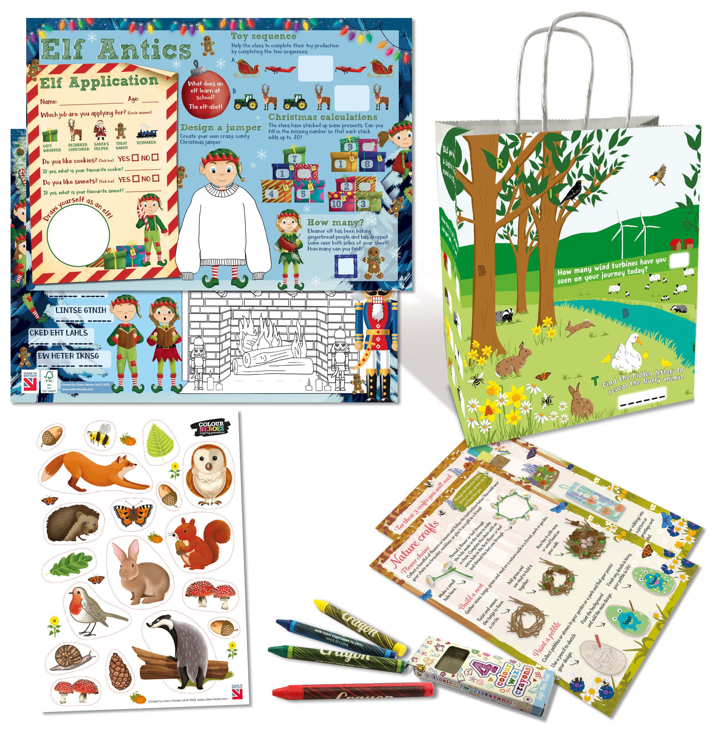 Nature discovery activity pack — Colour Heroes