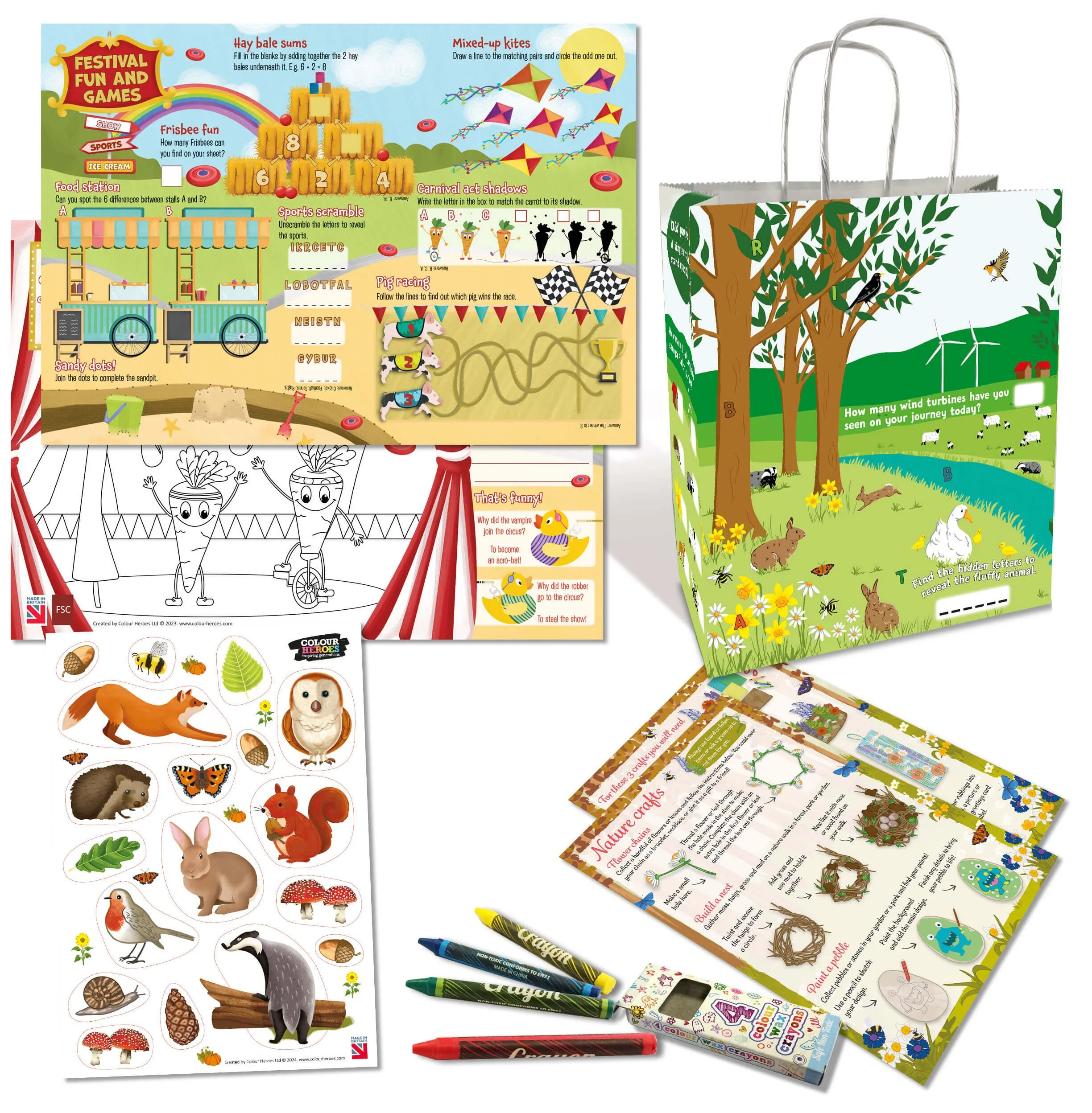 Nature discovery activity pack — Colour Heroes
