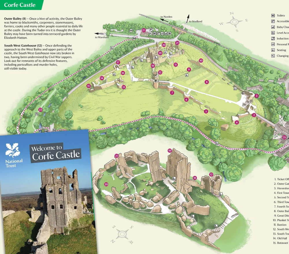 Illustrated site map — Colour Heroes