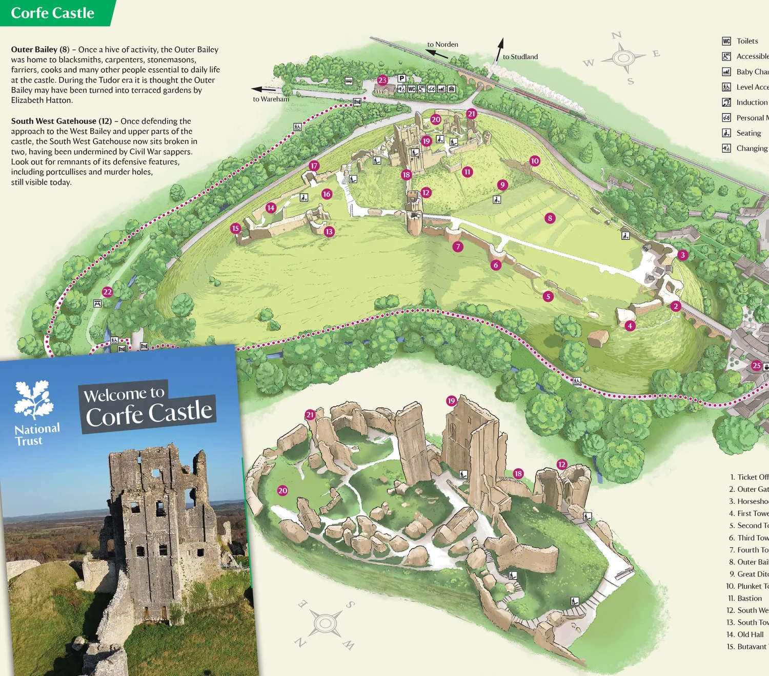 Illustrated site map — Colour Heroes