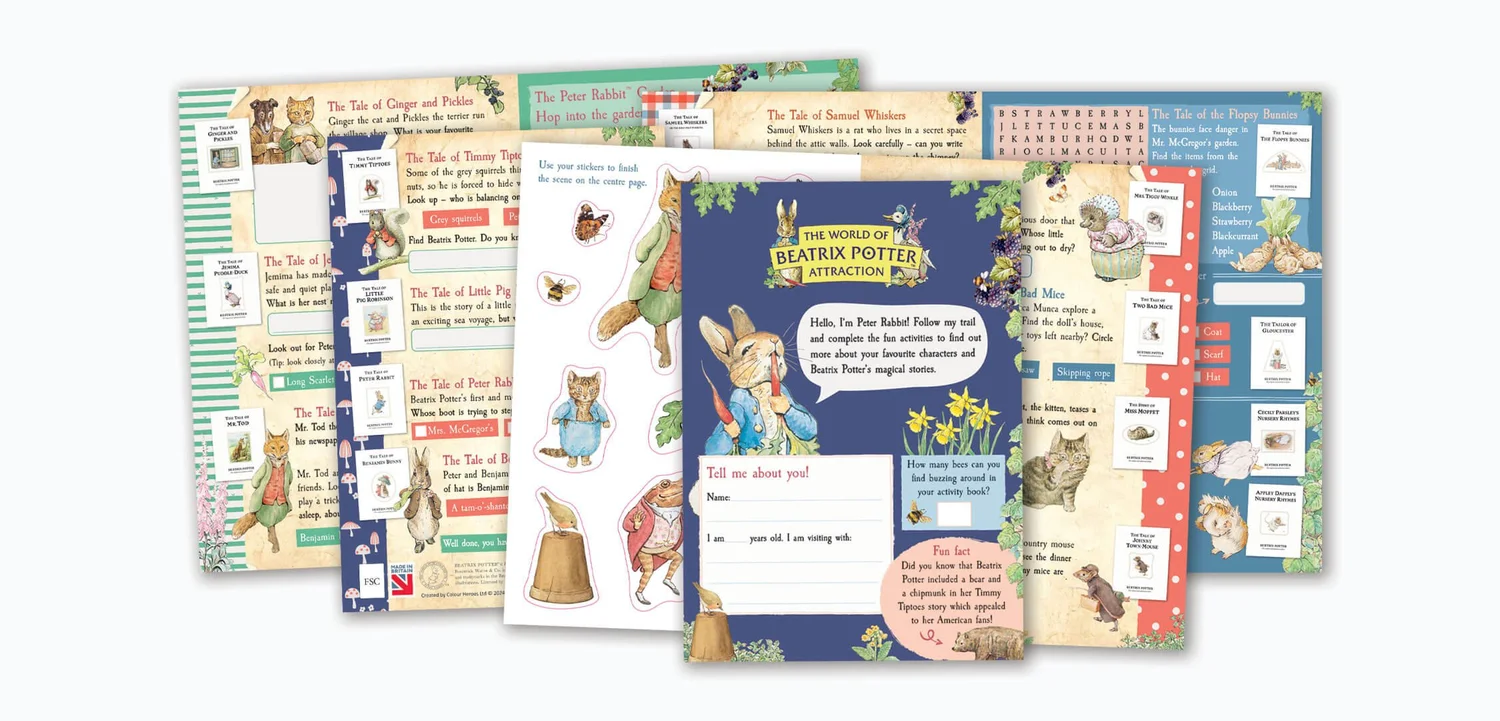 The World of Beatrix Potter bespoke children's activity trail book ...