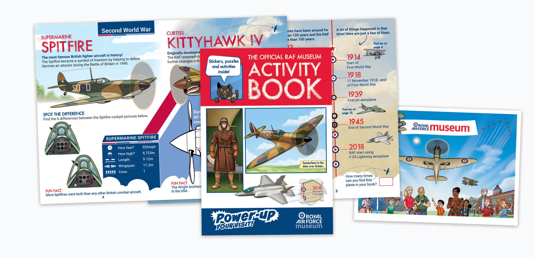 RAF Museum children's trail activity book — Colour Heroes