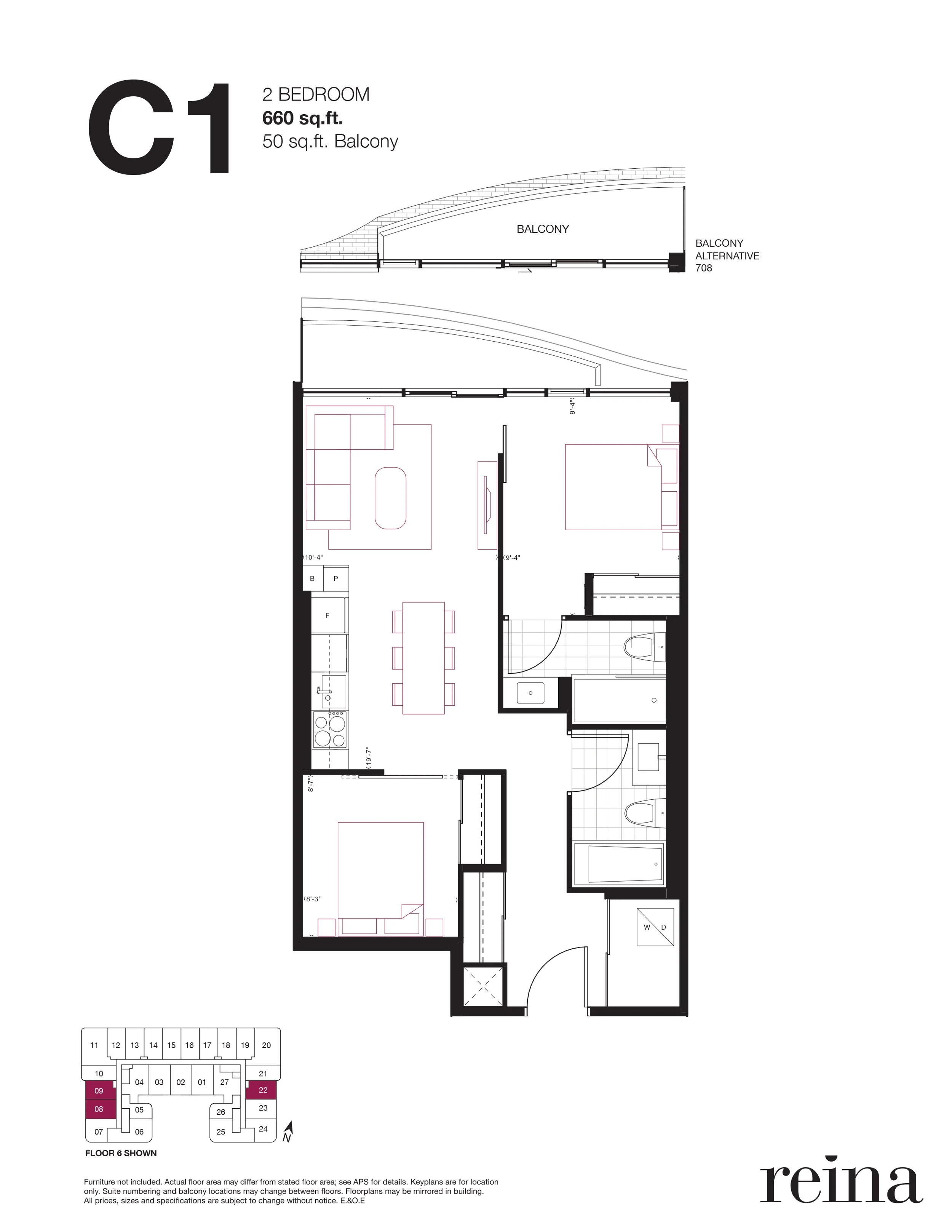Floorplans — Reina