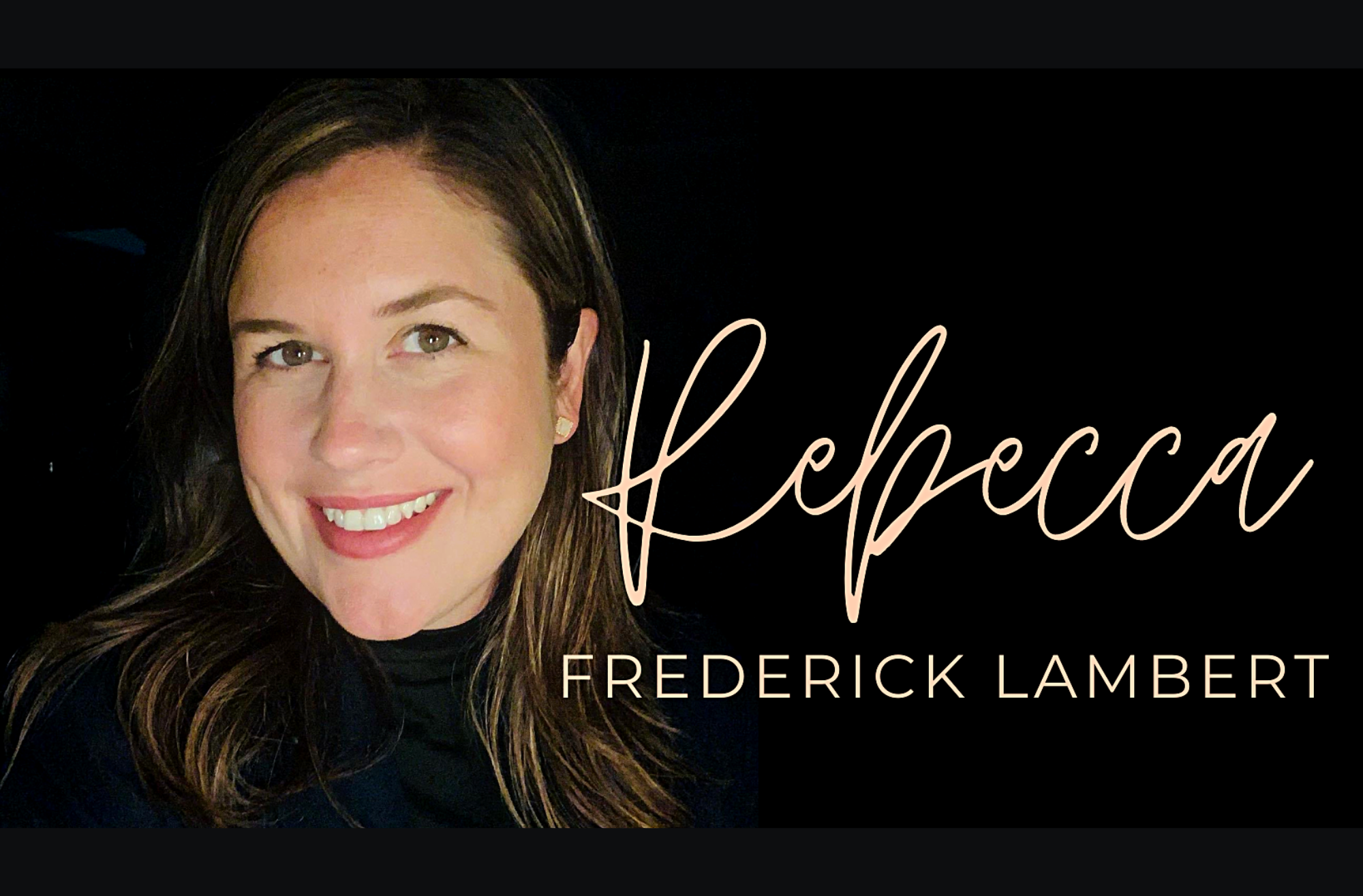 Get to Know the Author - Rebecca Frederick Lambert — Harris House ...