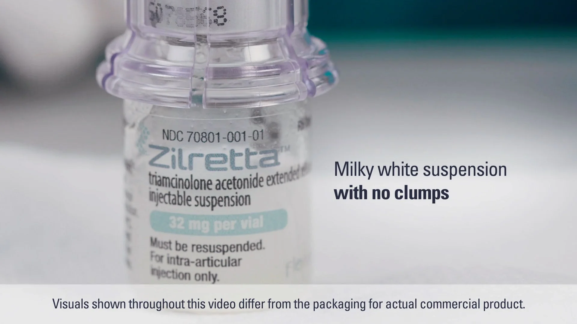 Zilretta - Dose Preparation — Blue - sight, sound, sense