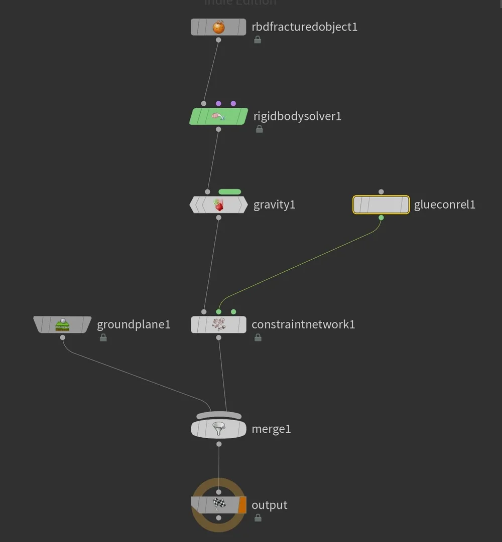 Houdini Boolean Fracturing — Bubblepins