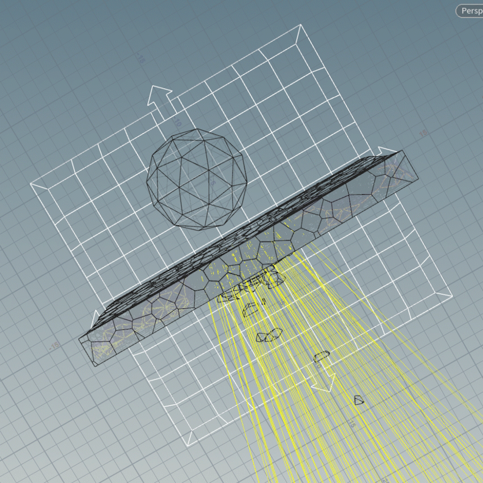 Houdini Control Force Field for Specific Geometry — Bubblepins