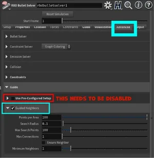 Guided Simulation: Flower Splitting Visual Effect with RBD Tools in Houdini — Bubblepins