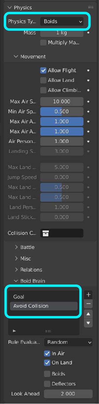 Blender Boids! Particle System! — Bubblepins