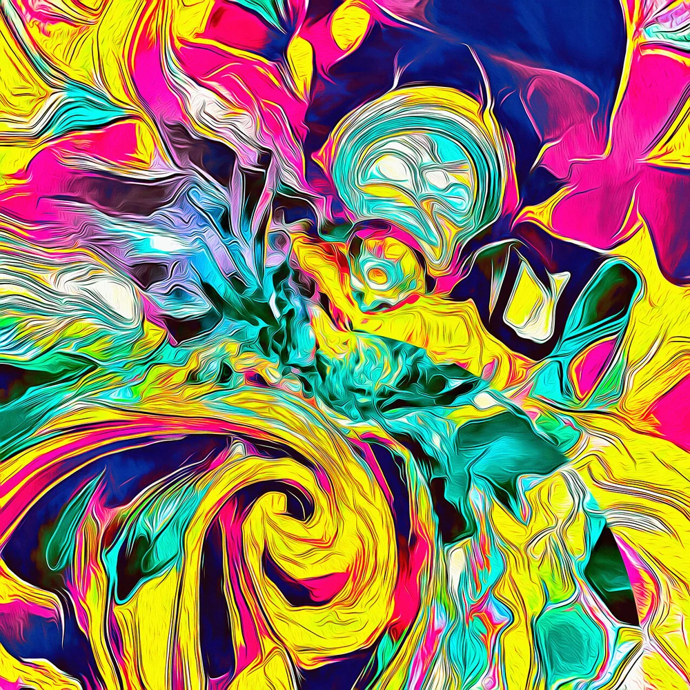 Astronaut Abstract Art