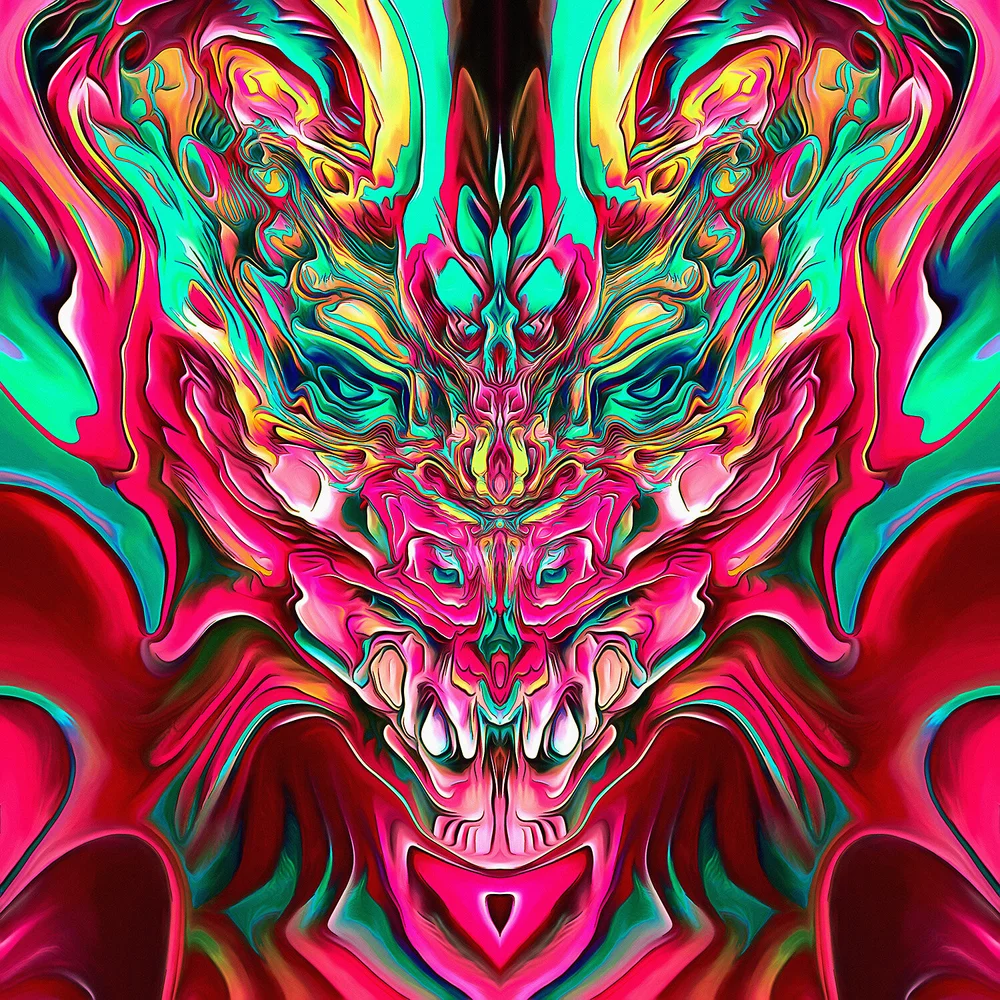 Trippy Abstract Painting