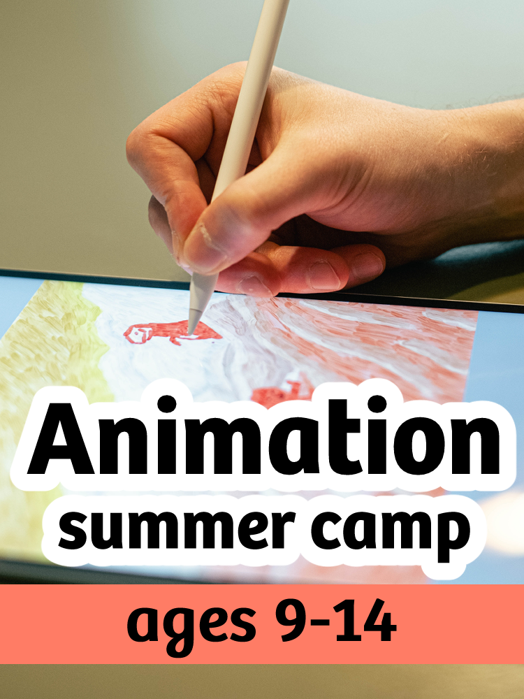 Animation Art Summer Camp, ages 9-14, kids and tweens in Burnaby ...
