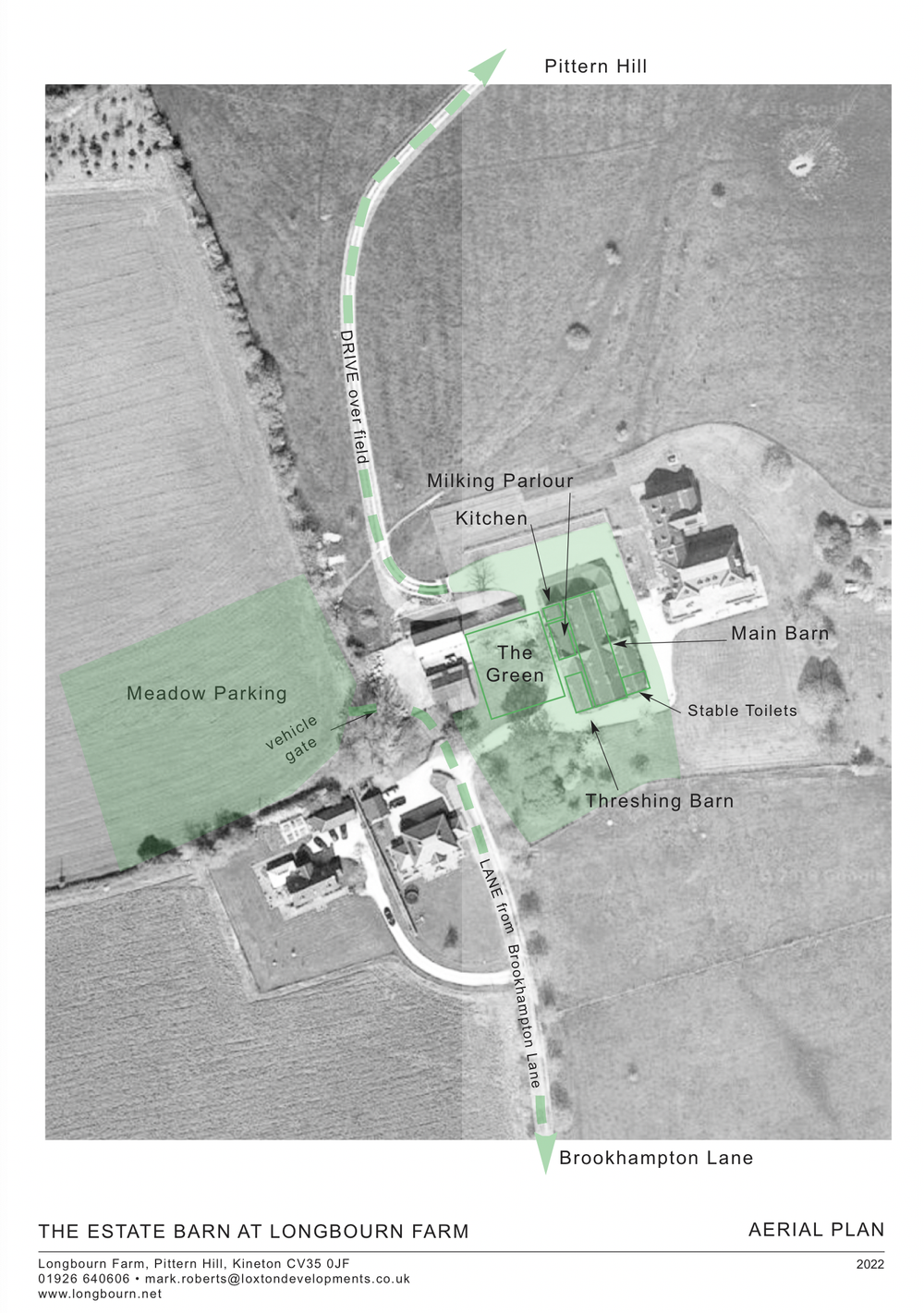Paper plans — Longbourn Estate Barn