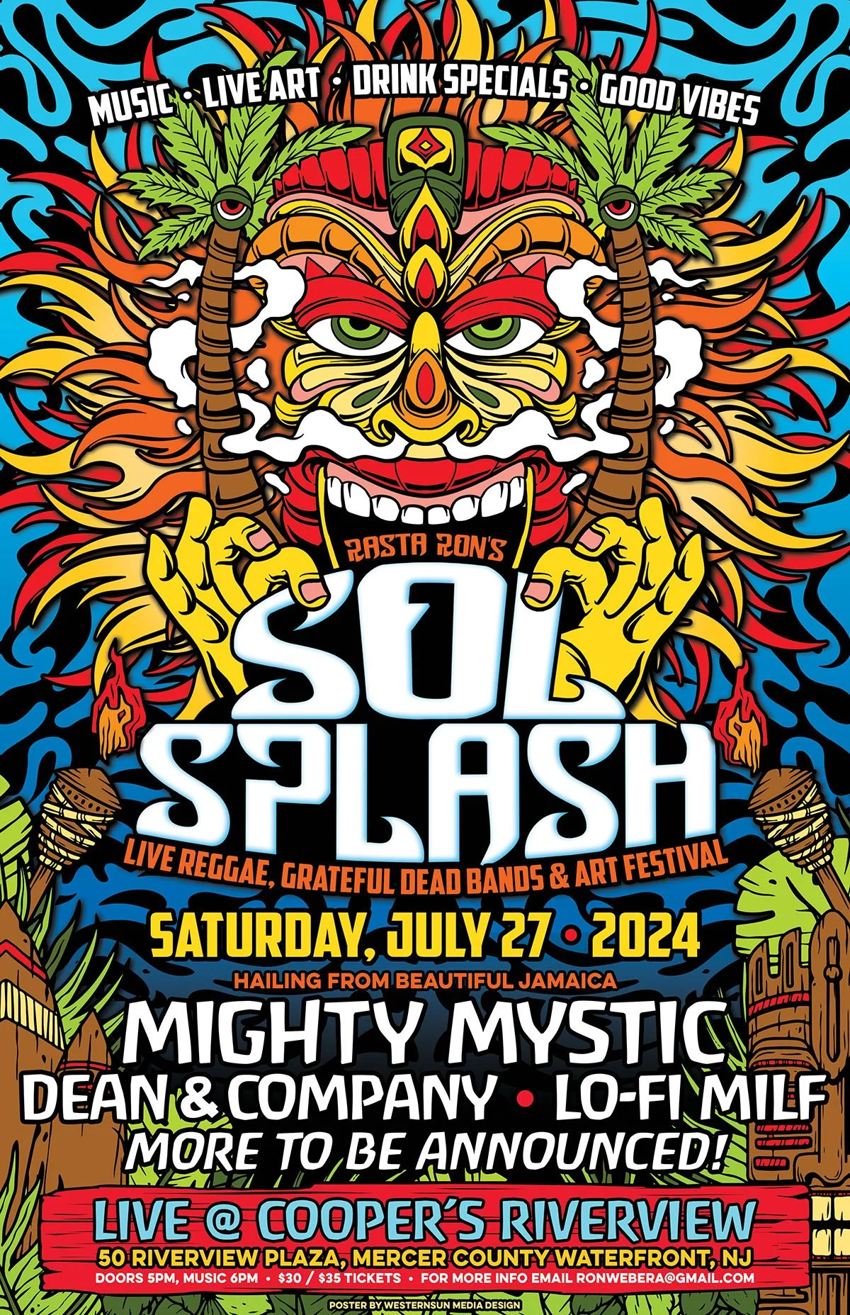 Sol Splash 2024 Live Music and Art Festival w Reggae and Grateful Dead ...
