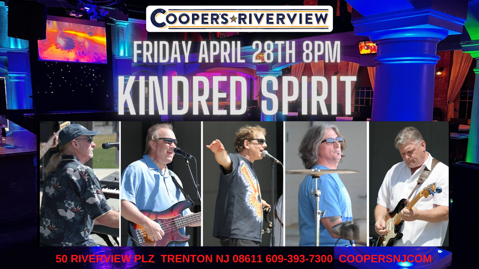 Kindred Spirit Band w DJ Jazzi — Cooper's Riverview