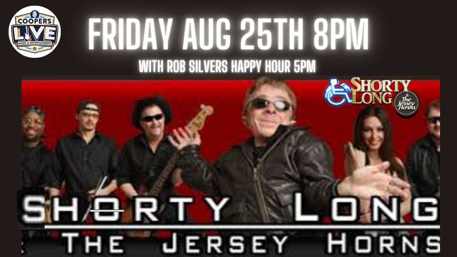 Shorty Long and the Jersey Horns 8pm — Cooper's Riverview