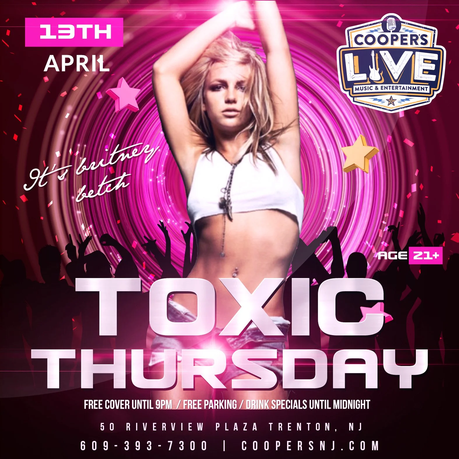 TOXIC THURSDAY Britney Night — Cooper's Riverview
