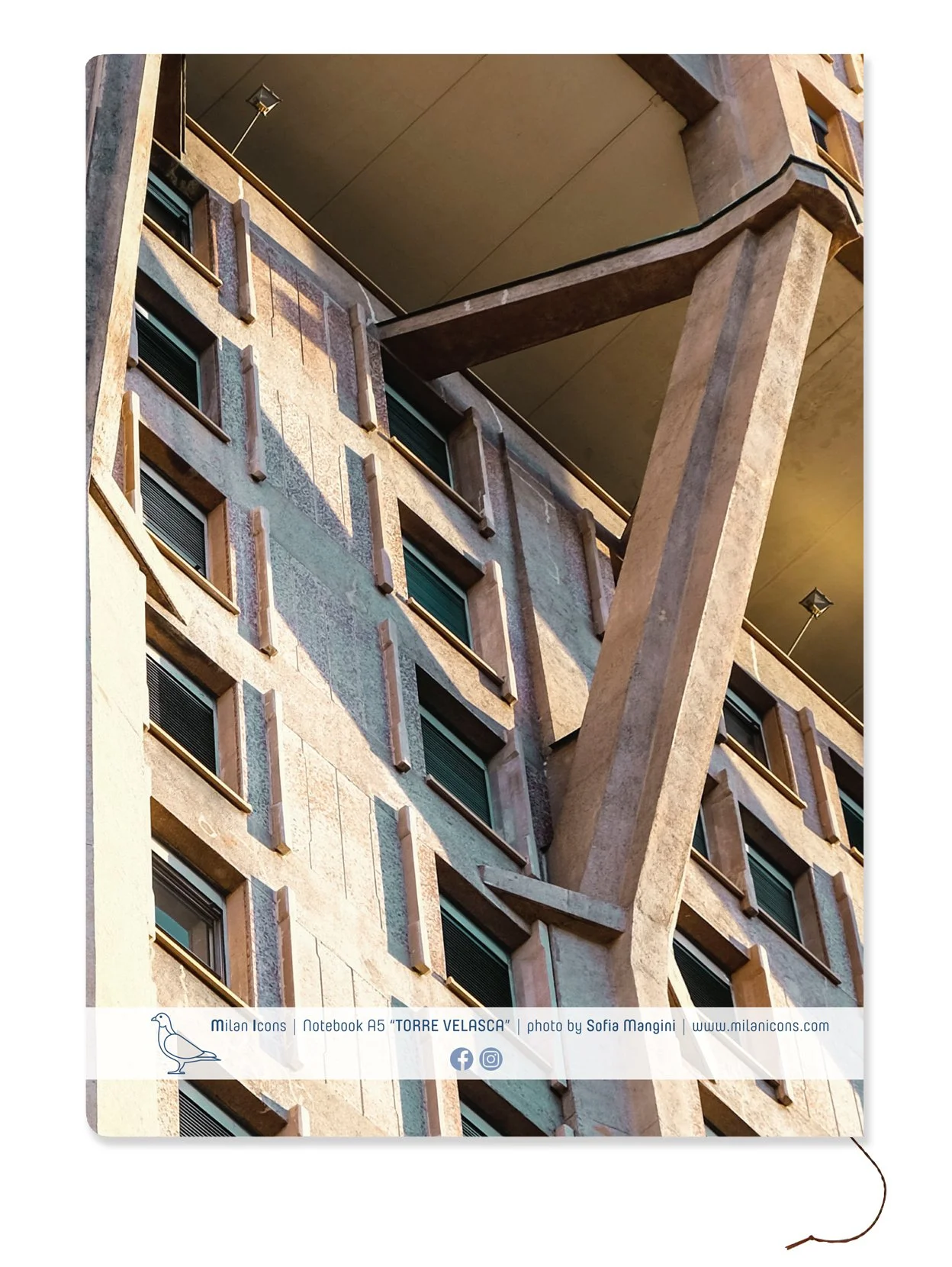 Notebook A5 “Torre Velasca” by Sofia Mangini available in our shop ...