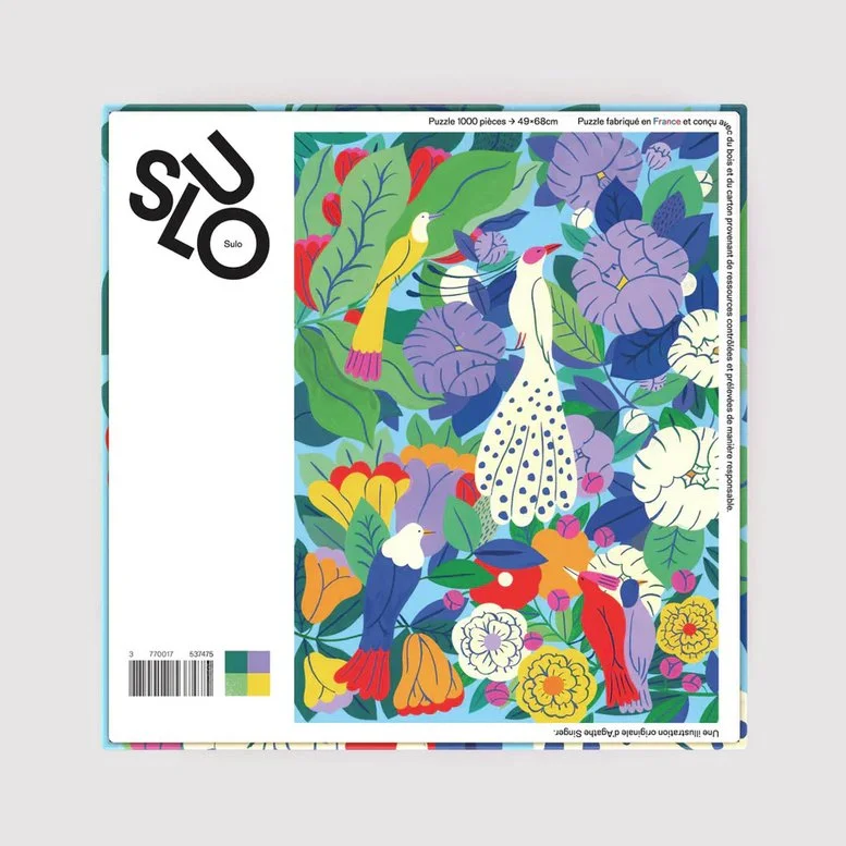 “L'été” by Agathe Singer, limited edition puzzle by the Sulo brand ...