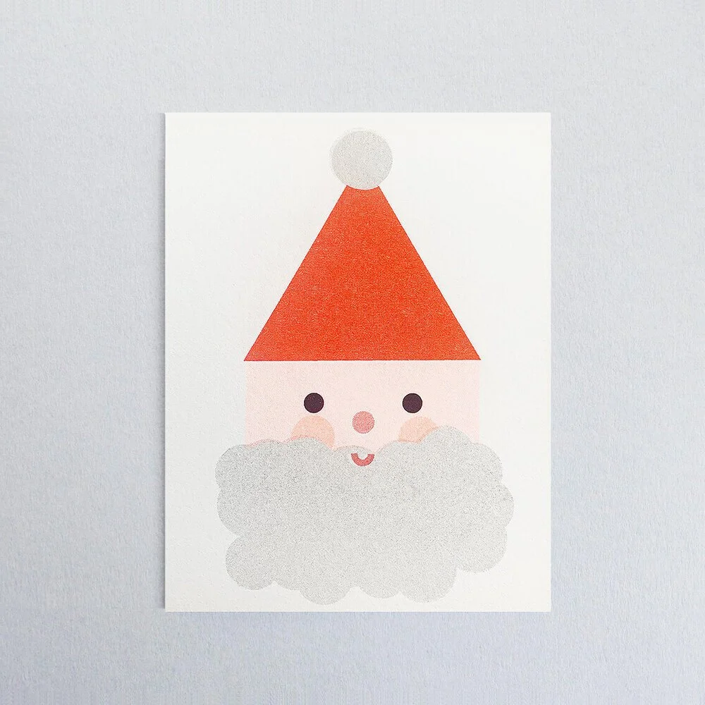 “Santa Claus” mini card by Scout Editions, available in our concept ...
