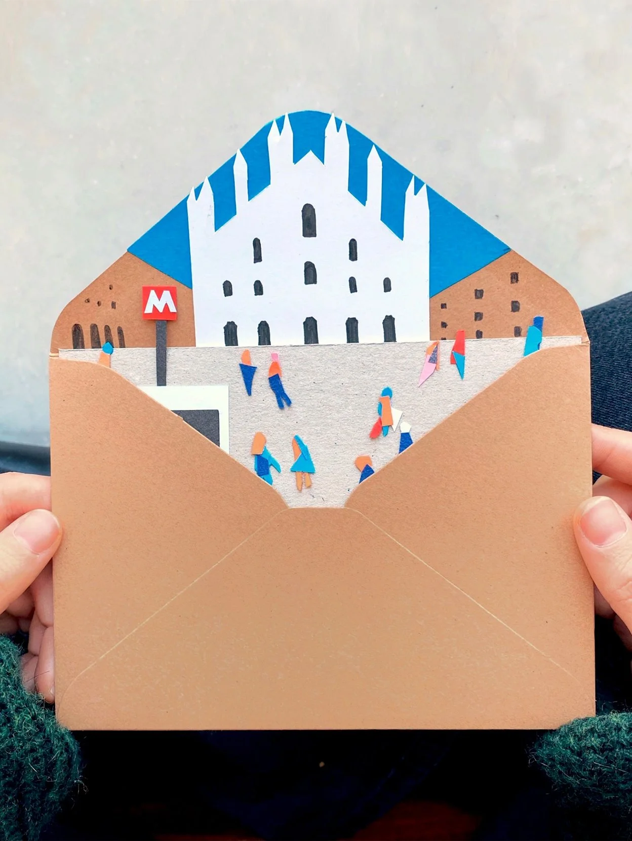 Collage "Duomo di Milano" di Helga Aversa, disponibile da Milan Icons ...