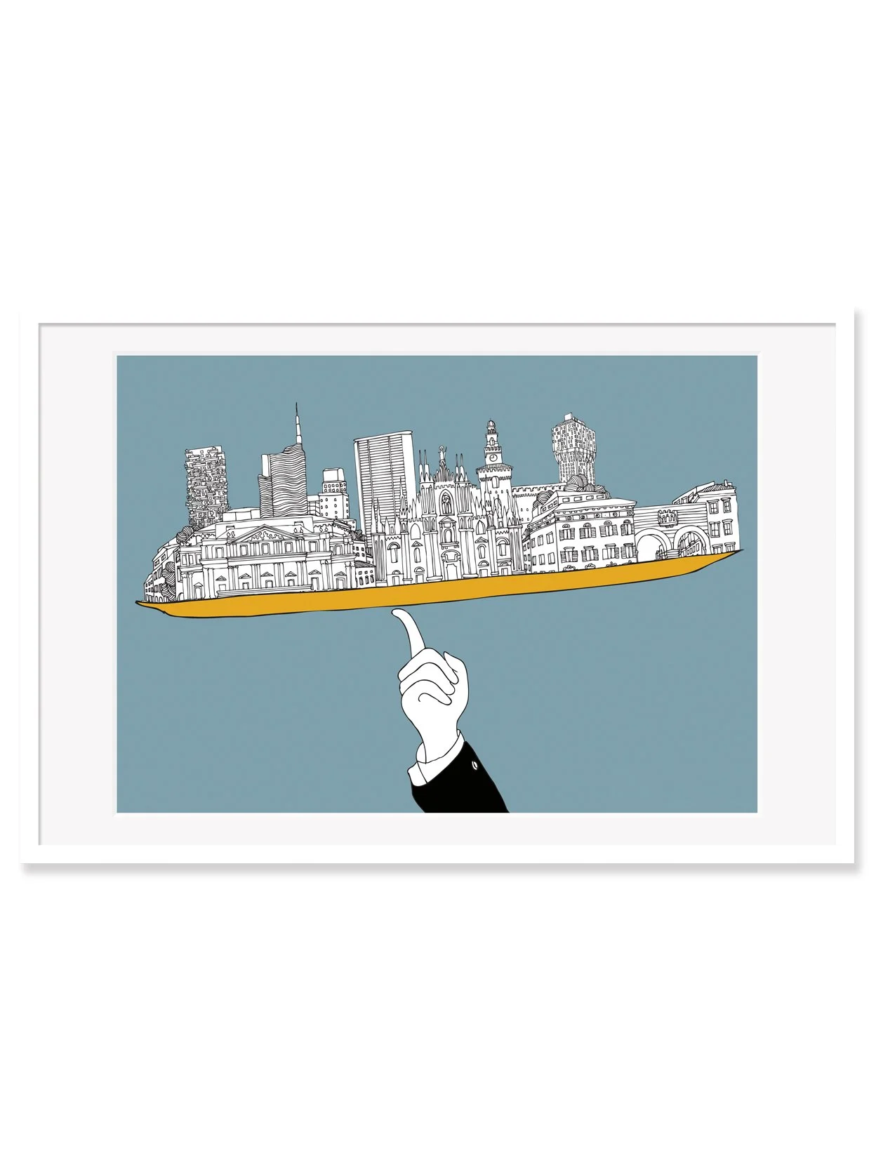 “Milan Map” by Anna Sutor — Milan Icons