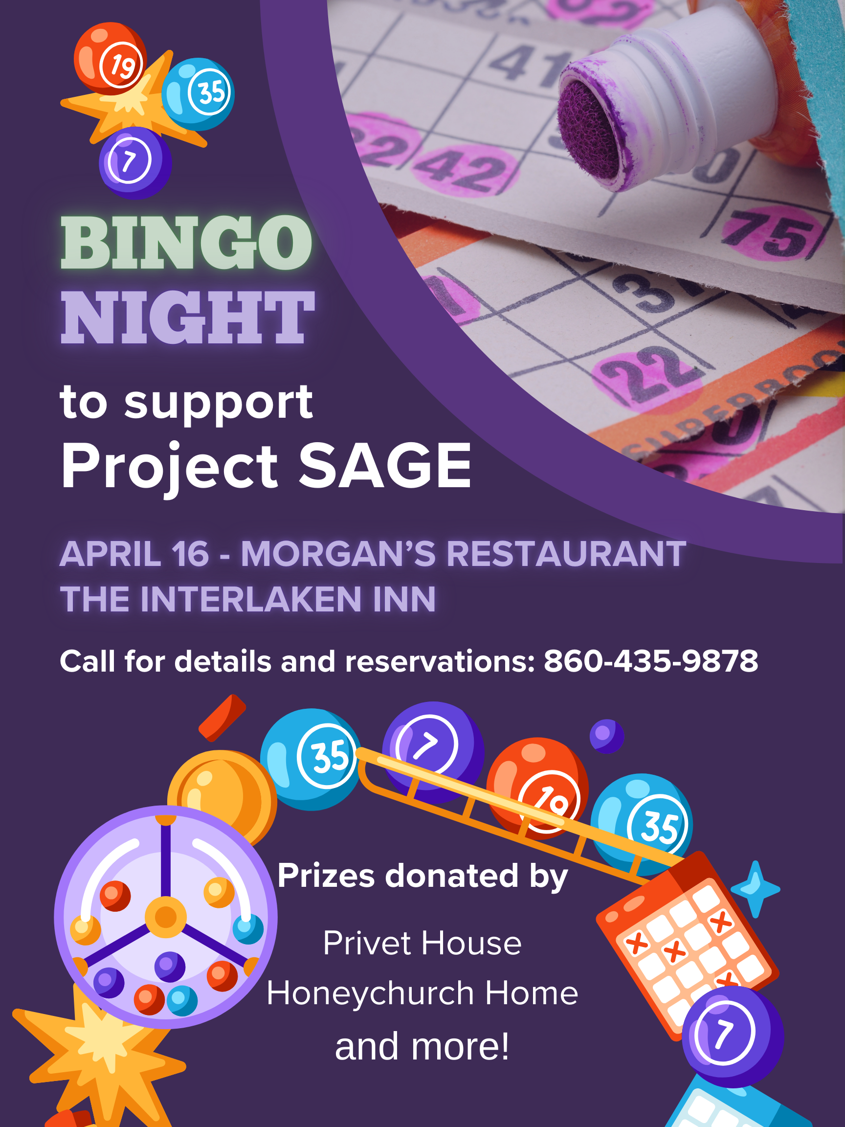 BINGO Benefitting Project SAGE — Project SAGE