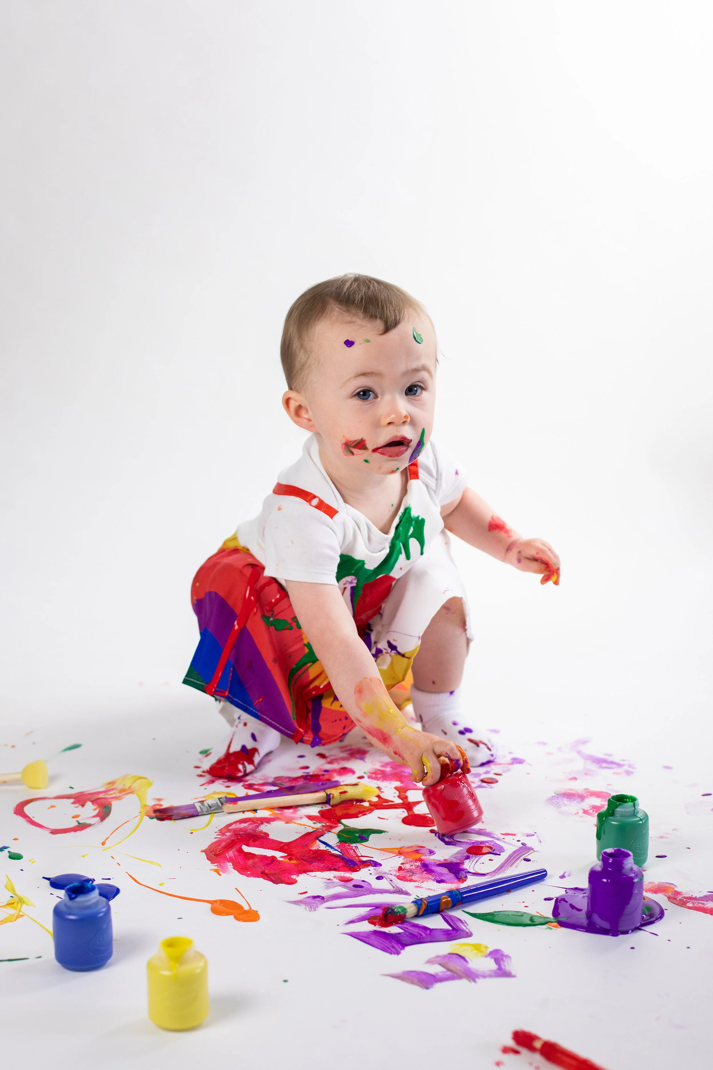Evelyn Paints: A Paint Smash Session — Tom Godfrey Photography