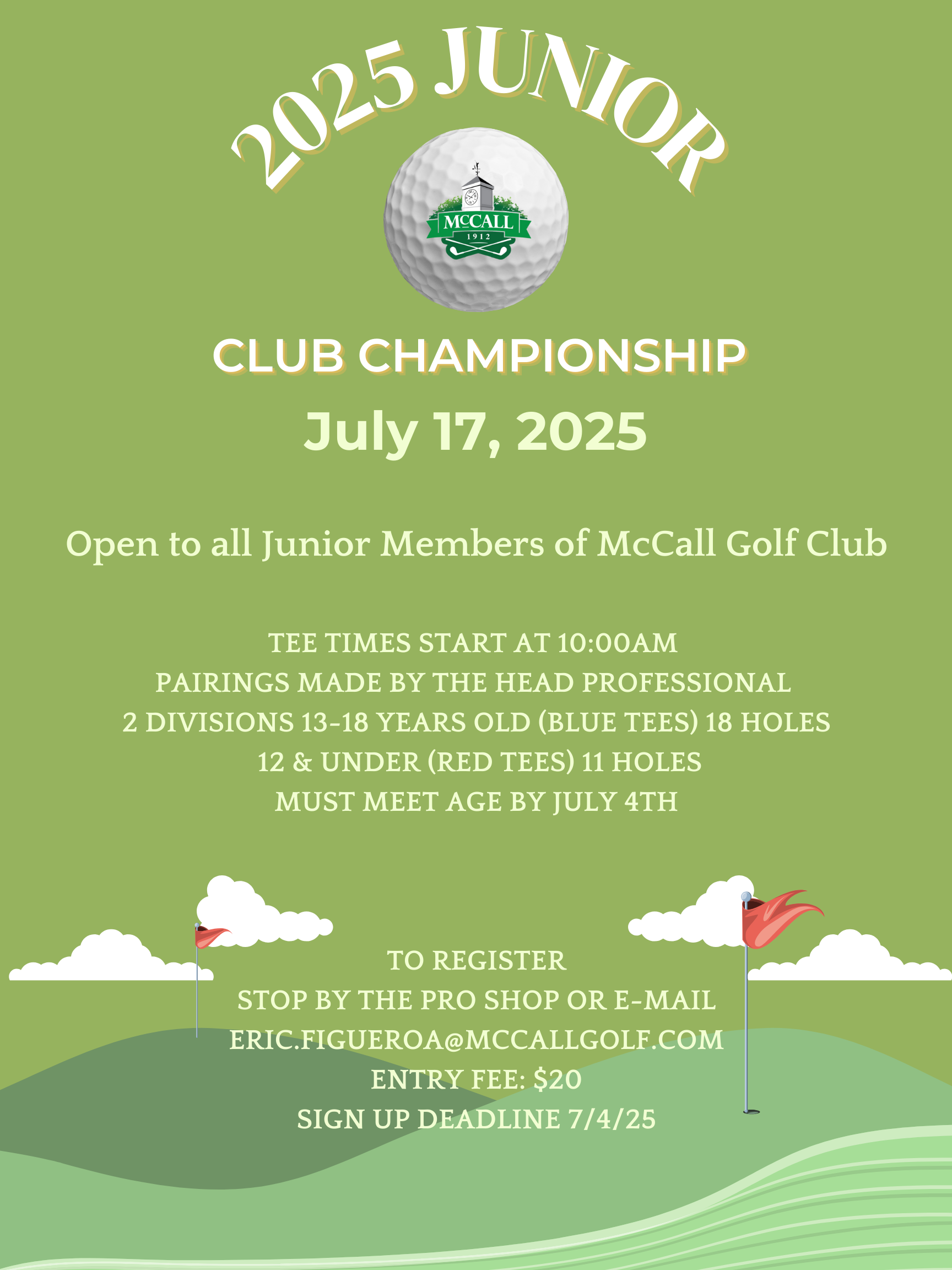 Golf — McCall Golf Club