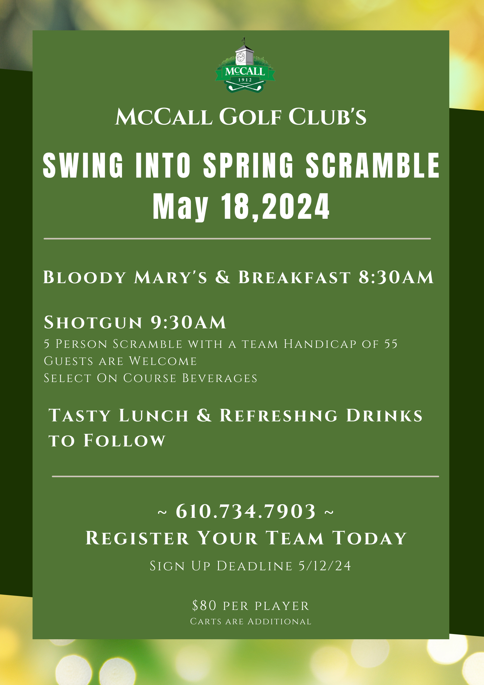 Golf — McCall Golf Club