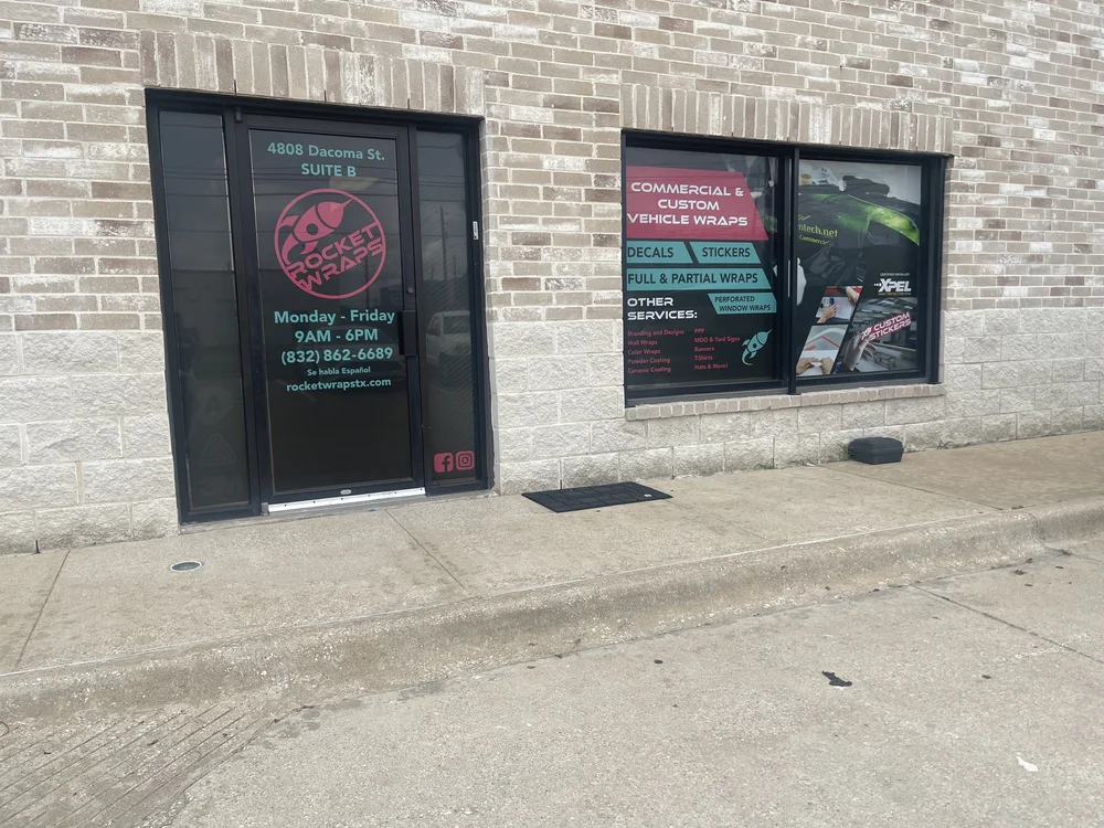 Vinyl Wrap Houston | Perforated Window Vinyl Wrap Houston — Rocket ...