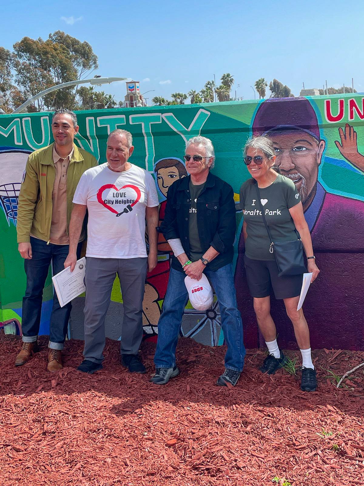 The ‘Unity in the Community’ Mural’s Dedication Before the Dedication ...