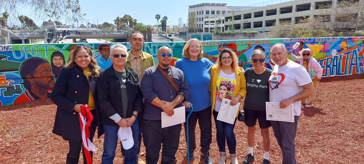 The ‘Unity in the Community’ Mural’s Dedication Before the Dedication ...