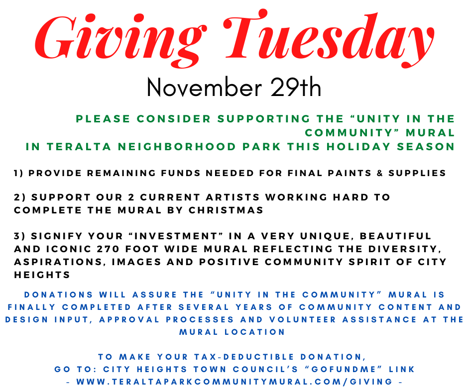 Let's Help Fund The "Unity in the Community" Mural! — City Heights CDC