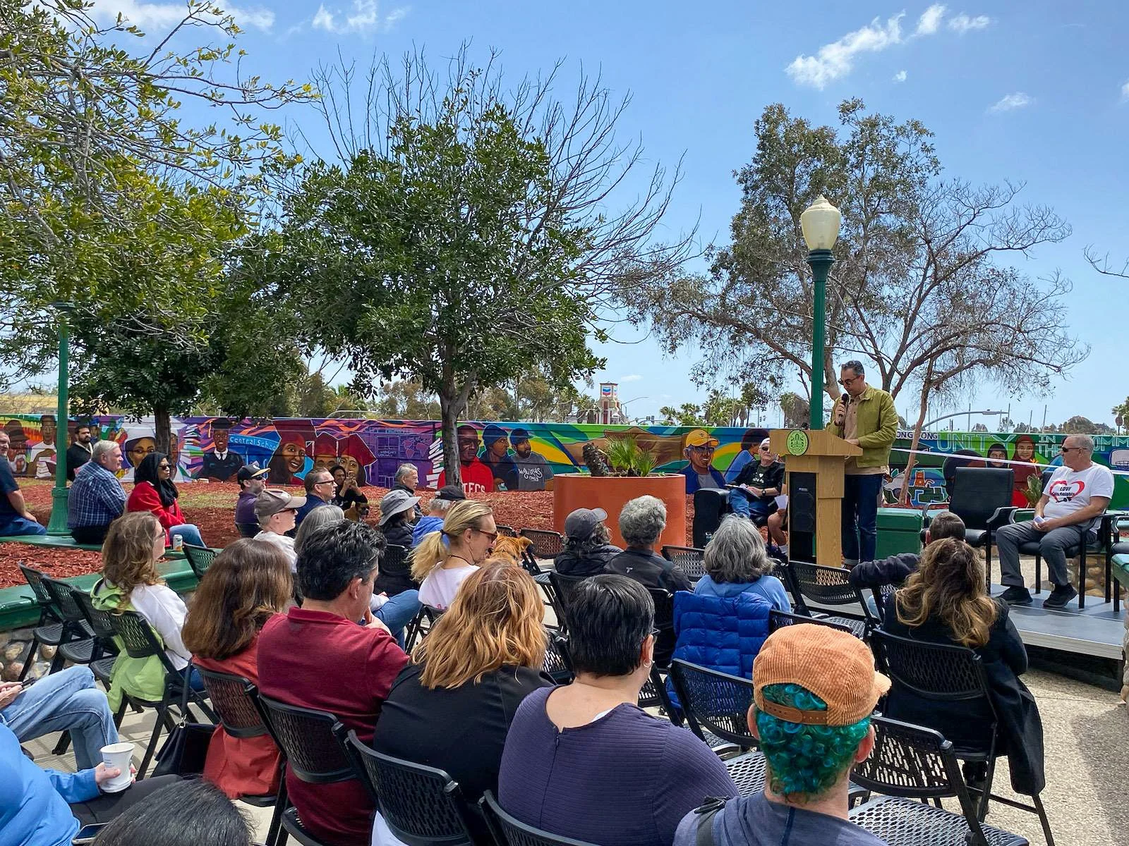 The ‘Unity in the Community’ Mural’s Dedication Before the Dedication ...