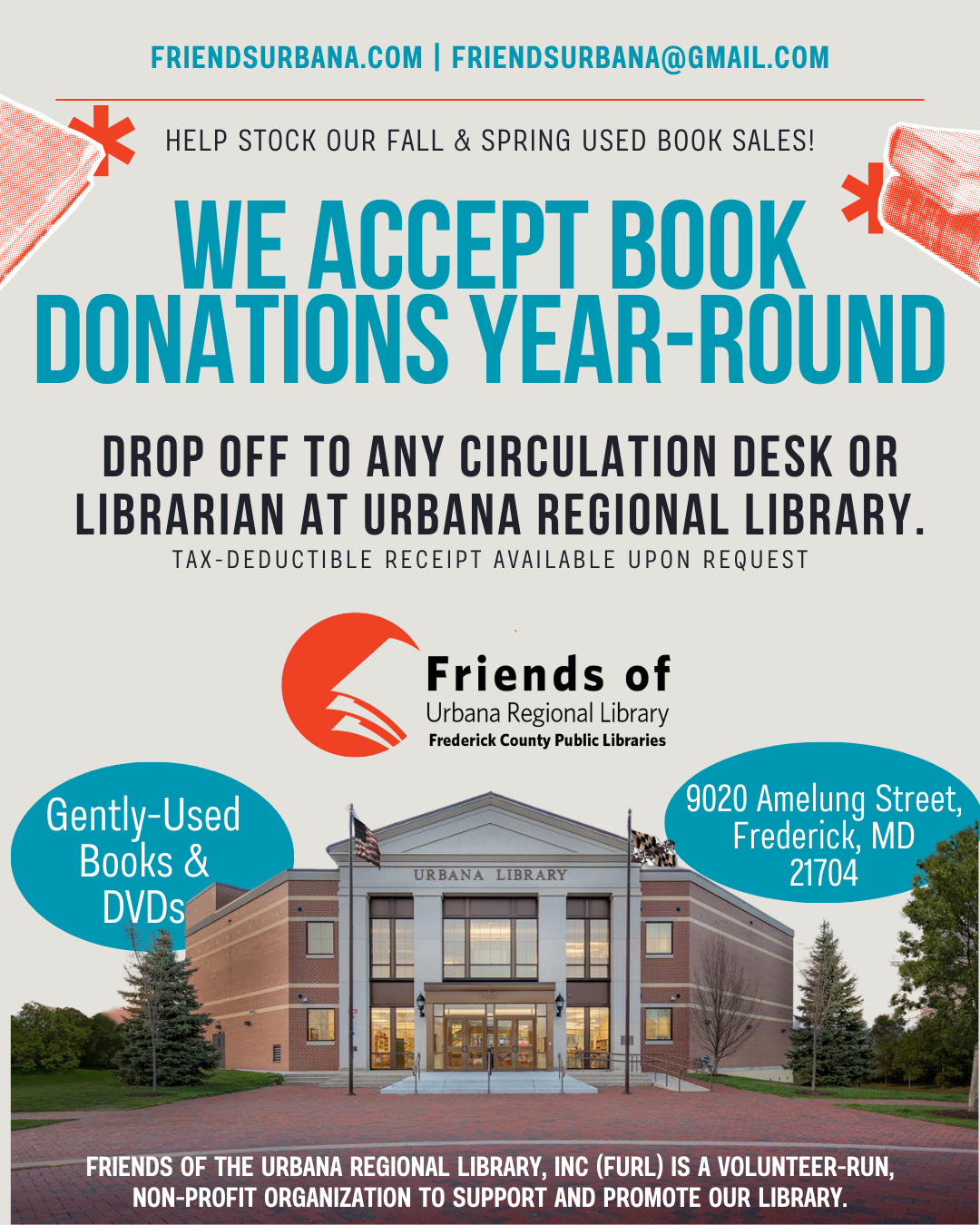 Book Sale — Friends of The Urbana Regional Library, Inc.