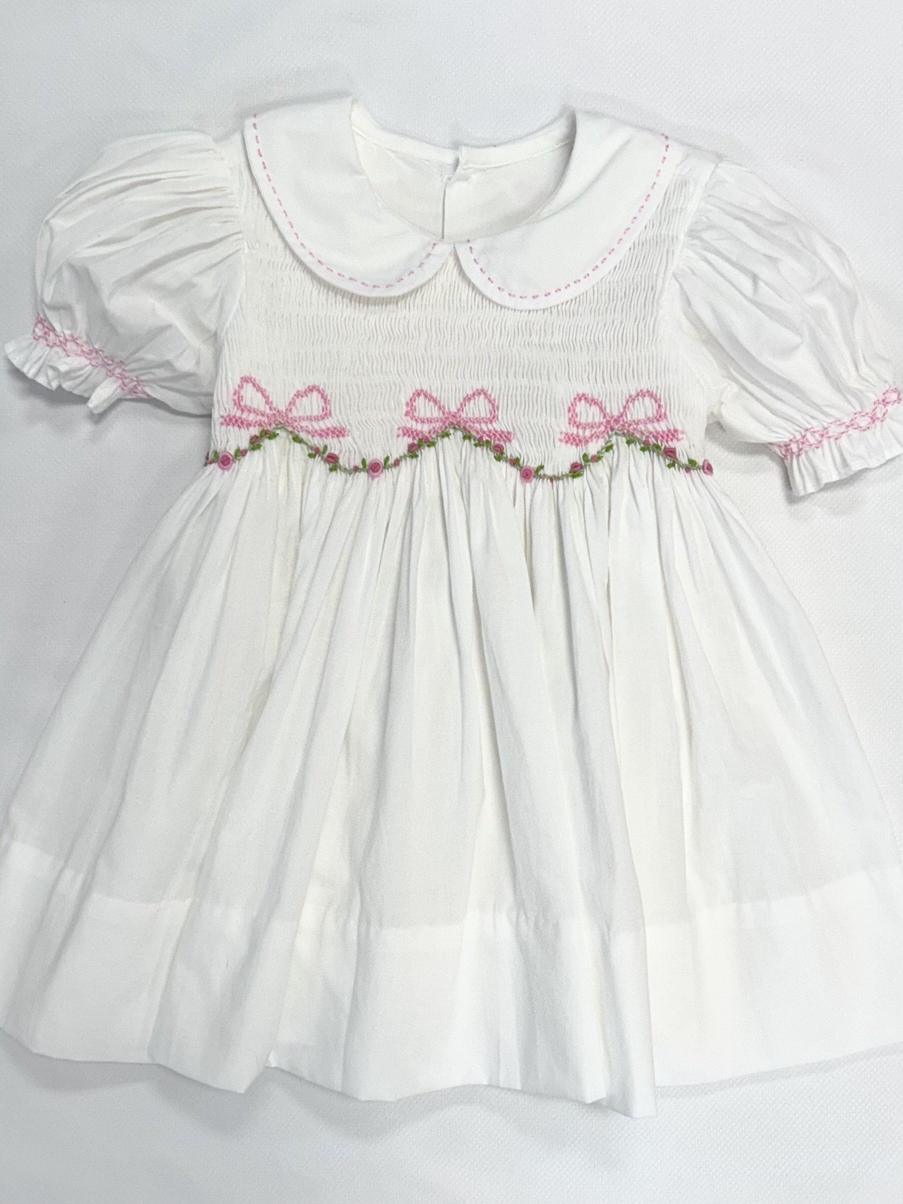 Remember Nguyen Pink Ribbon Dress — The Children's Shop