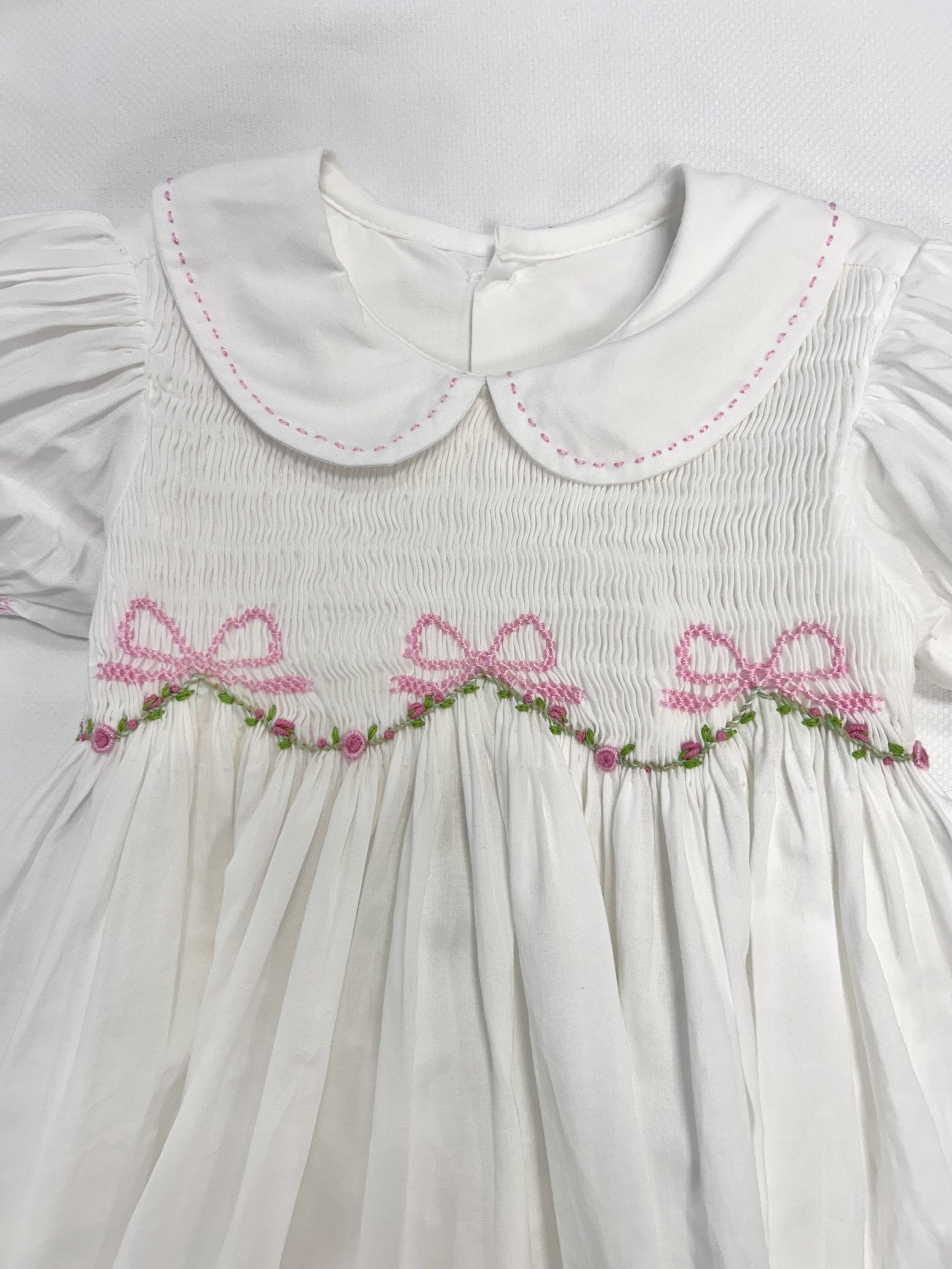 Remember Nguyen Pink Ribbon Dress — The Children's Shop
