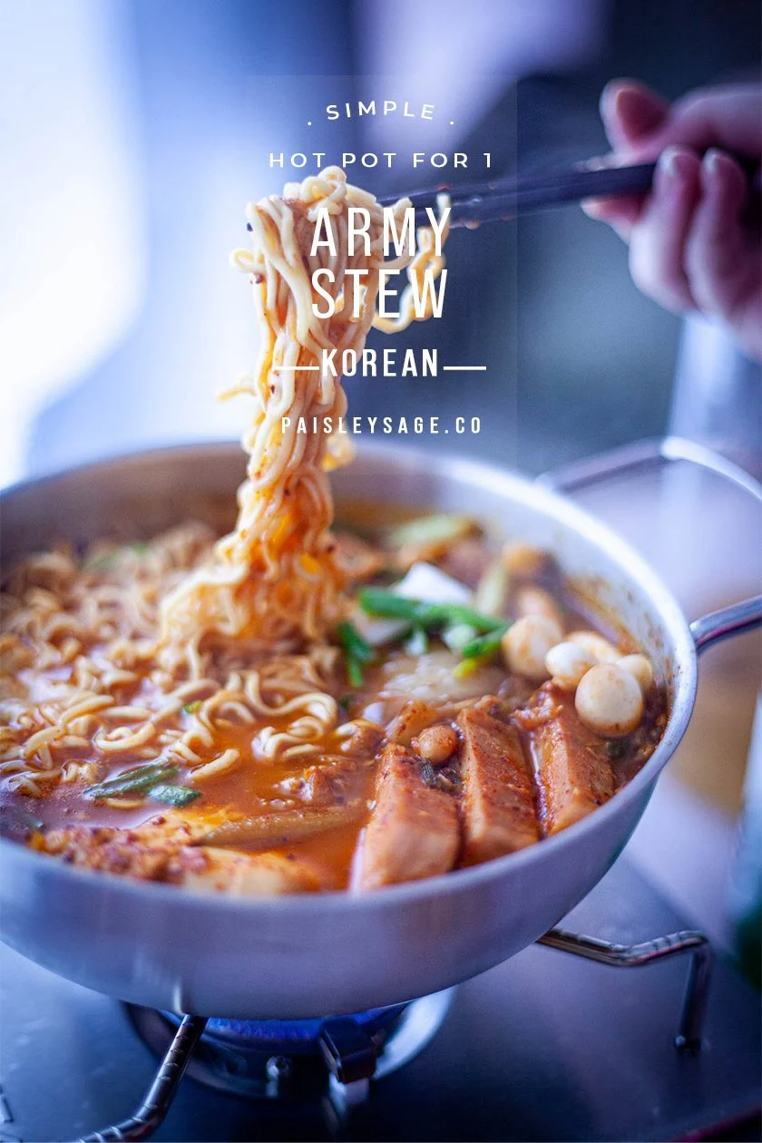 HOT POT BUDAE JJIGAE | Korean Food & One Pot Meals | Korean Hot Pot ...