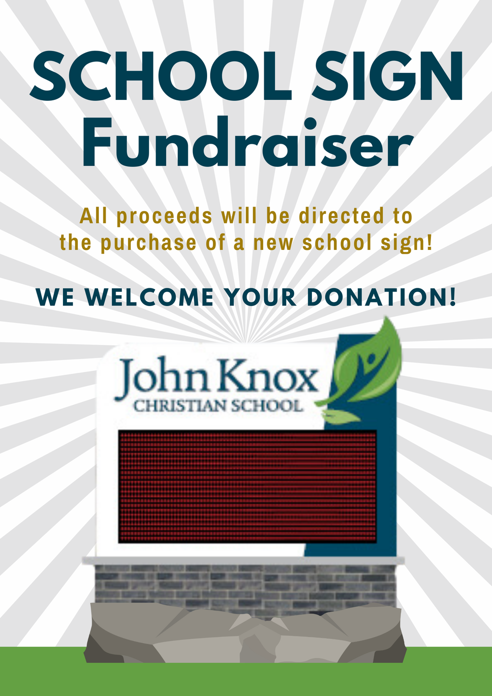 Donate (School Sign Fundraiser) | John Knox Christian School