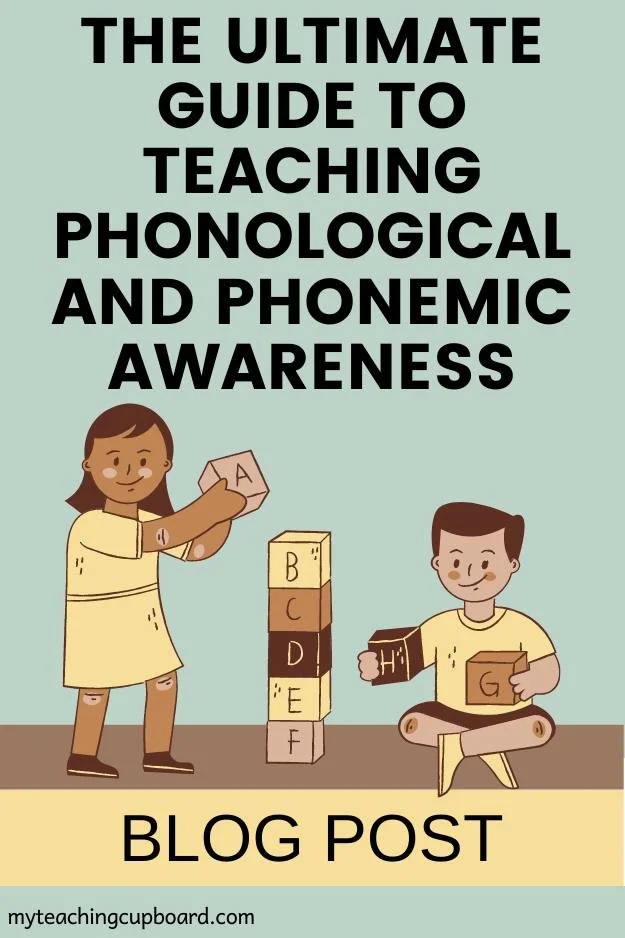 Teaching Phonological Awareness and Phonemic Awareness — My Teaching ...