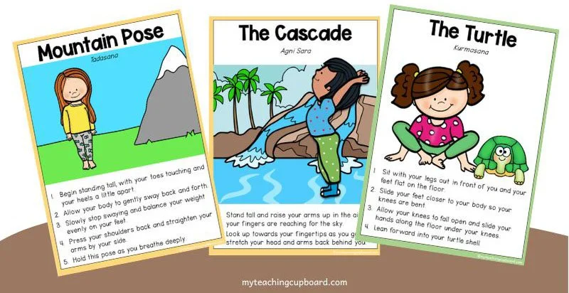 70 Fun and Easy Printable Yoga Poses for Kids — My Teaching Cupboard