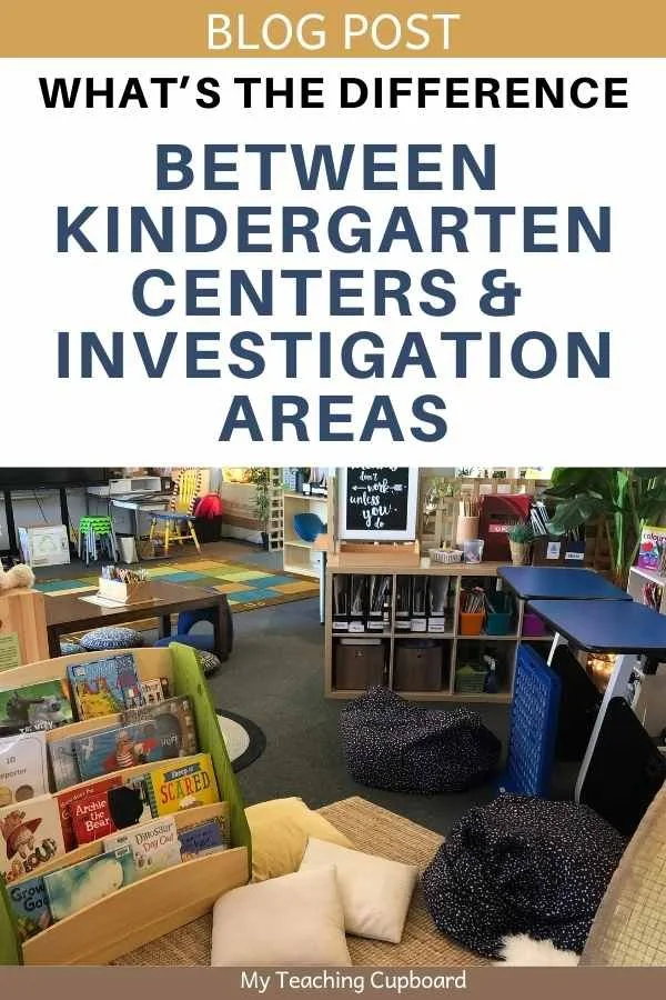 Difference between Kindergarten Centers and Investigation Areas — My ...