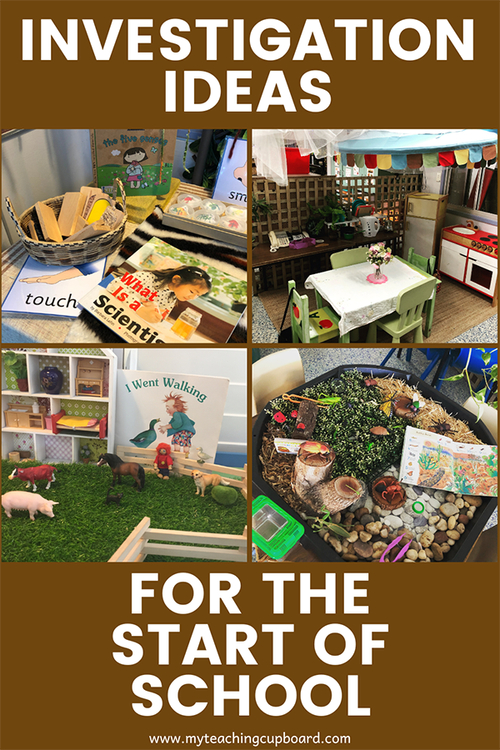 Investigation Area Ideas for the Start of School — My Teaching Cupboard